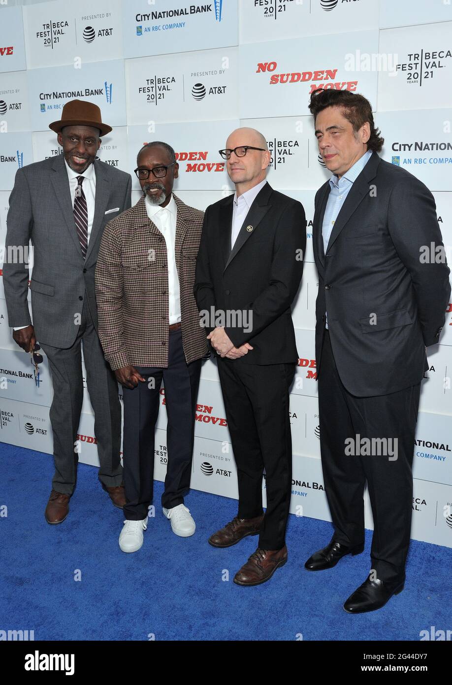 New York, USA. 18th June, 2021. L-R: Bill Duke, Don Cheadle, Steven ...