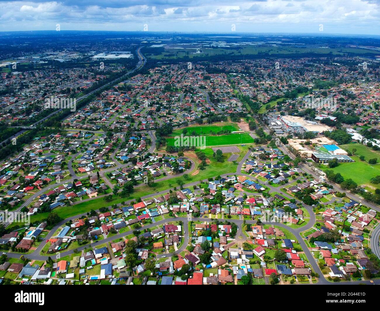 Western sydney aerial hi-res stock photography and images - Alamy