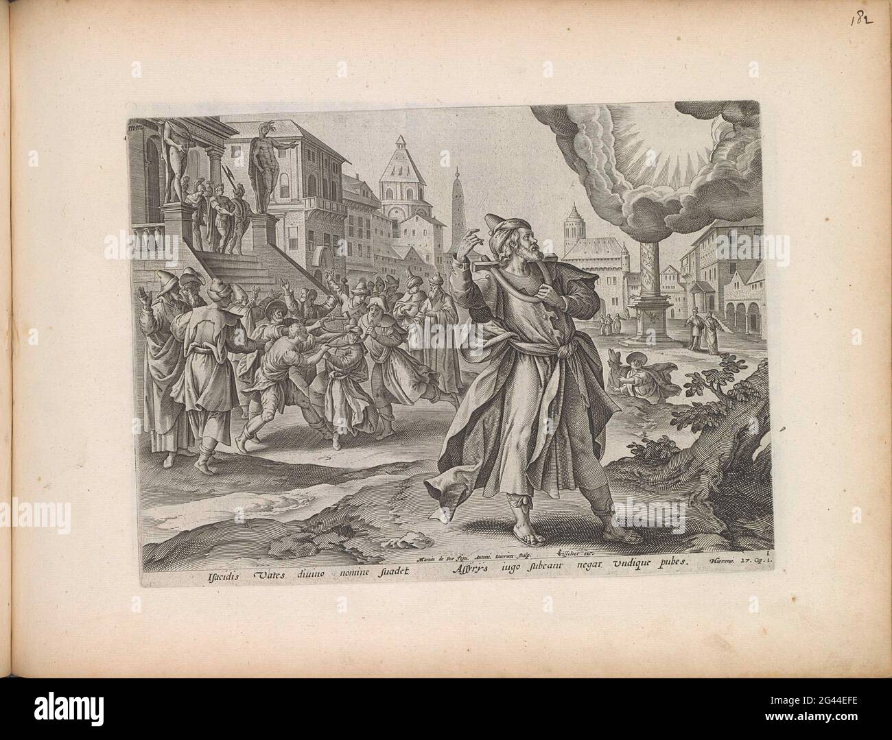 God appears to Jeremiah; History of Jeremiah; Theatrum Biblicum Hoc Est ...