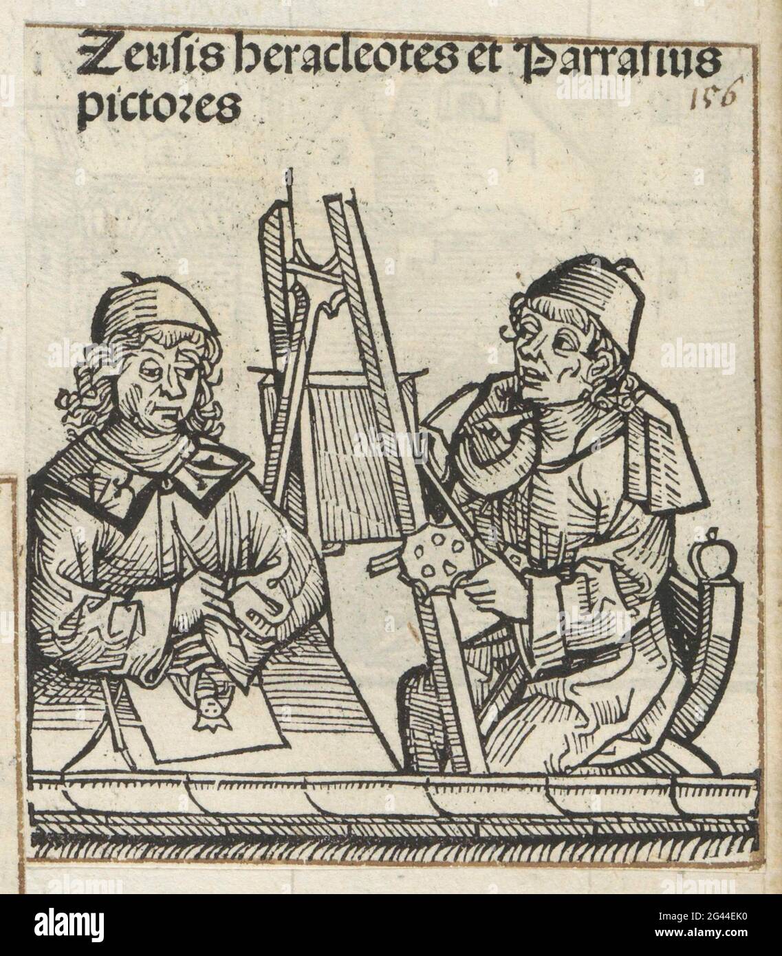 Zeuxis and Parrhasius; Zeusis Heracleotes et Parrasius Picts; Liber ...