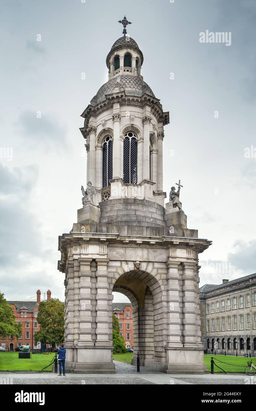 Campanile of Trinity College, Dublin, Ireland Stock Photo - Alamy