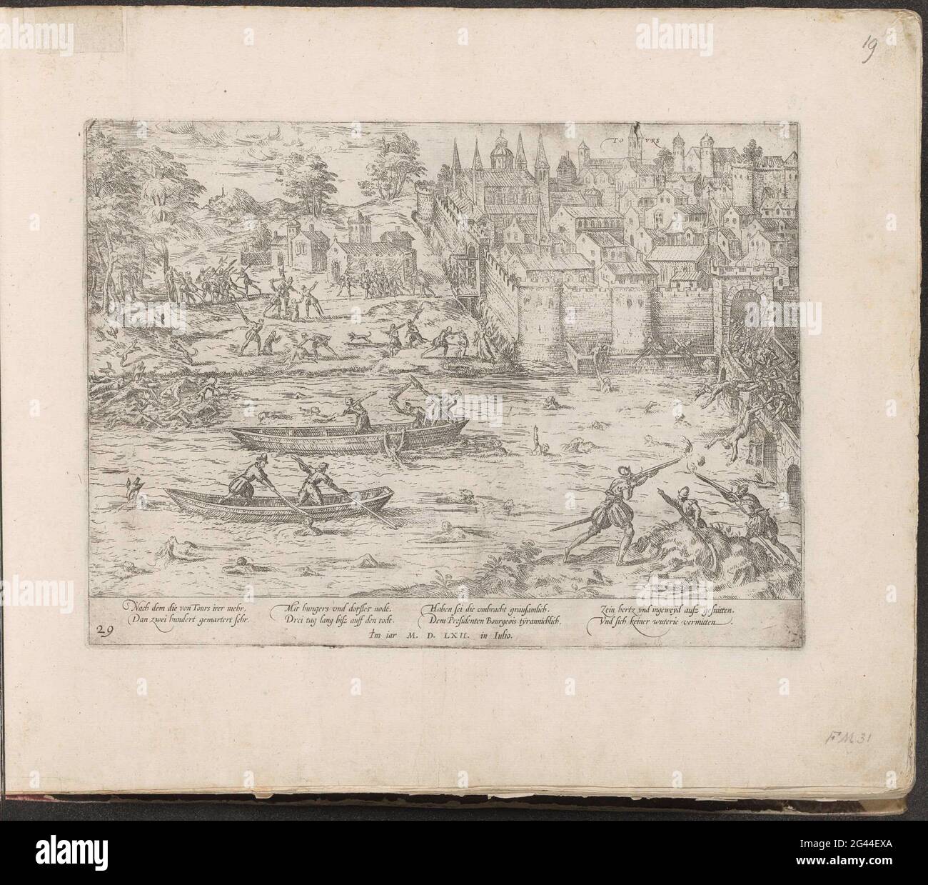 Murder of the Protestants in Tours, 1562; Series 3: French religious ...