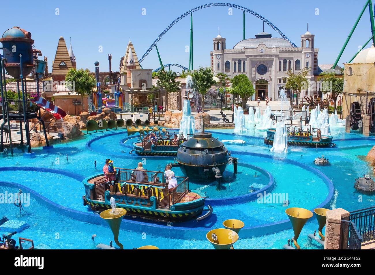 Belek, Antalya, Turkey - May 15, 2021: The Land of Legends theme park ...