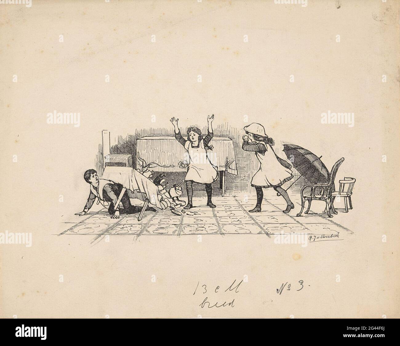 Children playing under table hi-res stock photography and images - Alamy