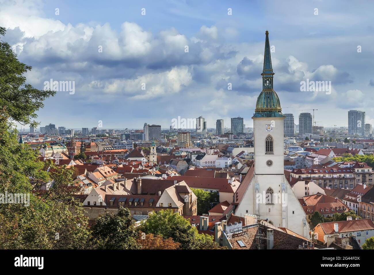Bratislava aerial view slovakia hi-res stock photography and images - Alamy