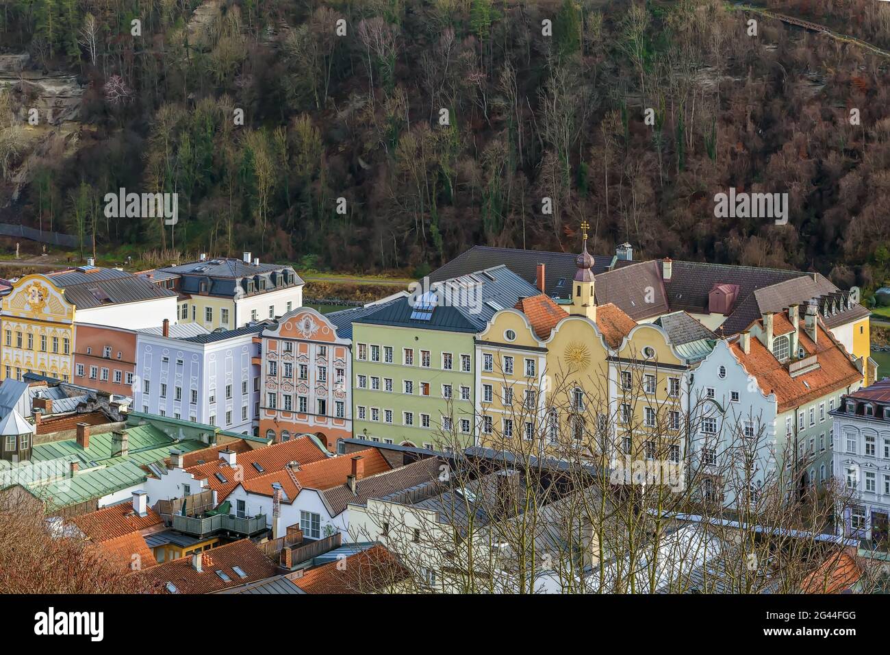 Burghausen castle aerial longest hi-res stock photography and images ...