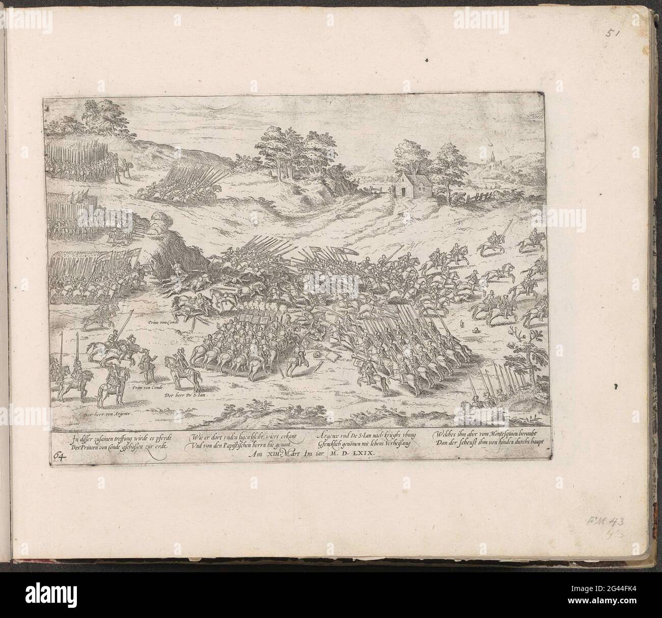 Prince of Condé imprisoned and killed, 1569; Series 3: French religious ...