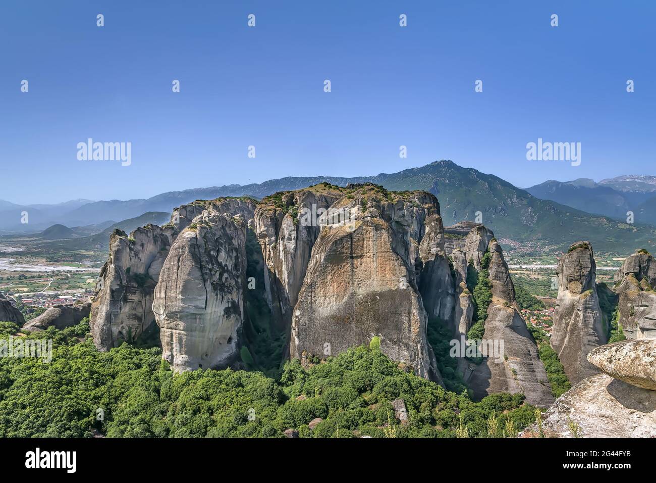 Greek meteora view hi-res stock photography and images - Alamy