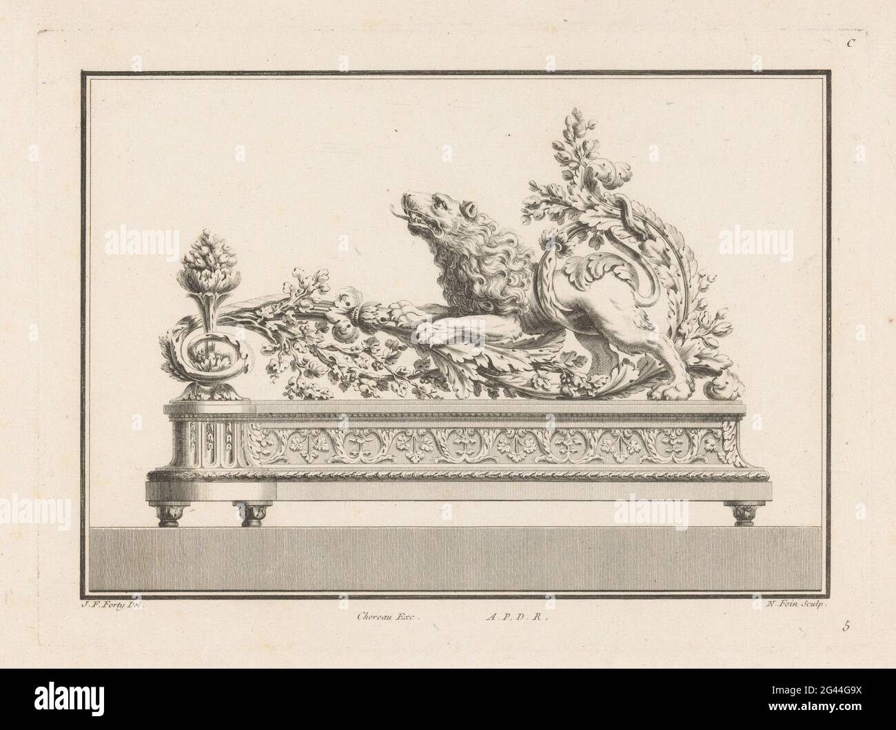 Vuurbok Met Leeuw; C notebook of six firefloits, for the use of ...