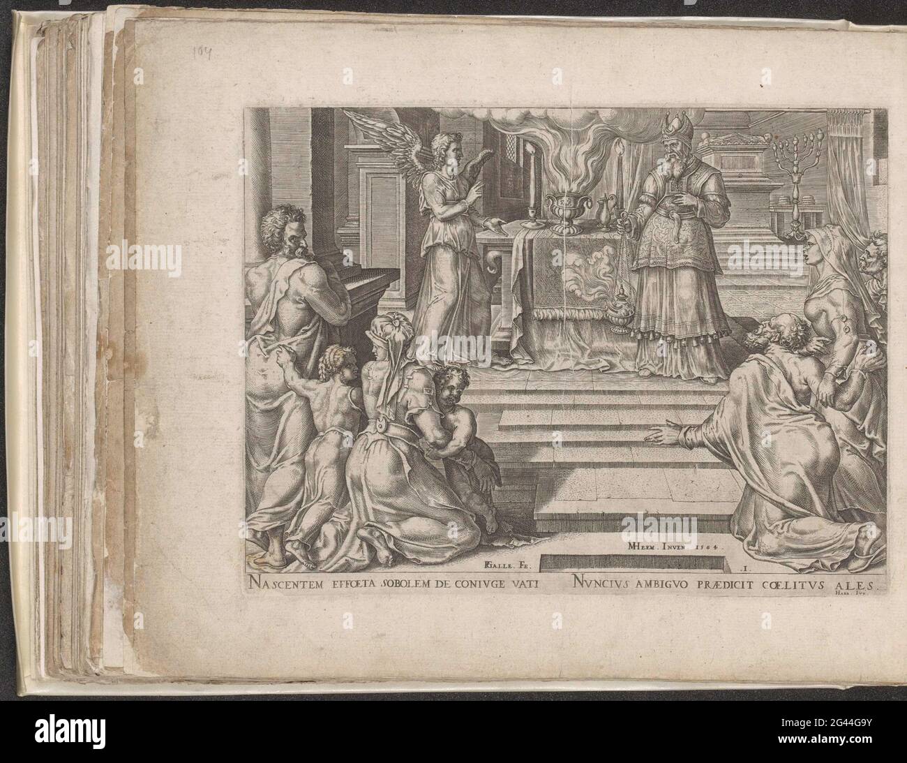 Gabriel appears to Zechariah; History of John the Baptist. In the ...