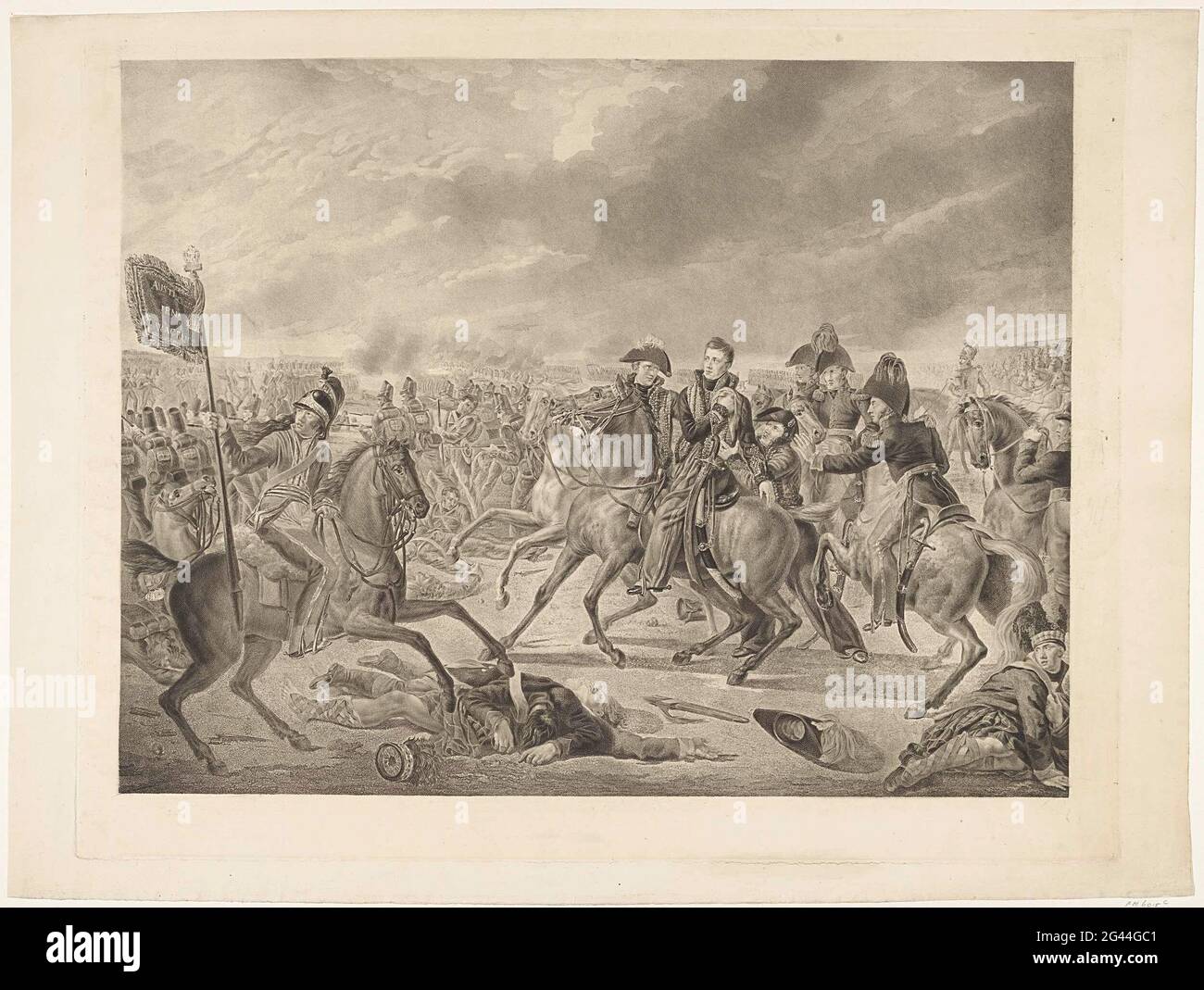 Prince of Orange in the Battle of Waterloo, 1815. The Prince of Orange ...