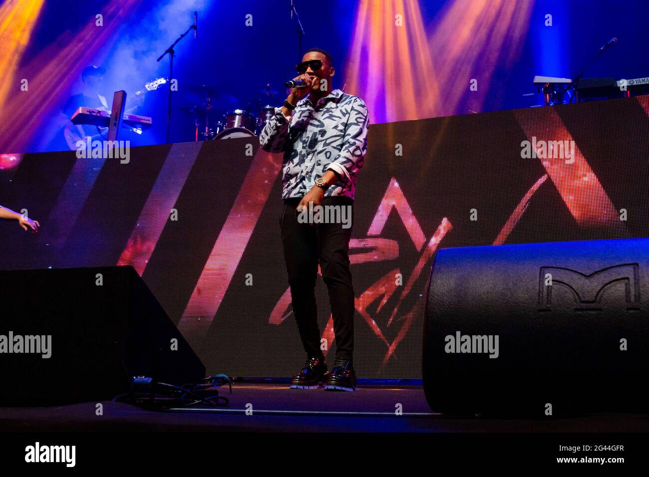 Porto, Portugal. 18th June, 2021. Angolan singer Anselmo Ralph ...