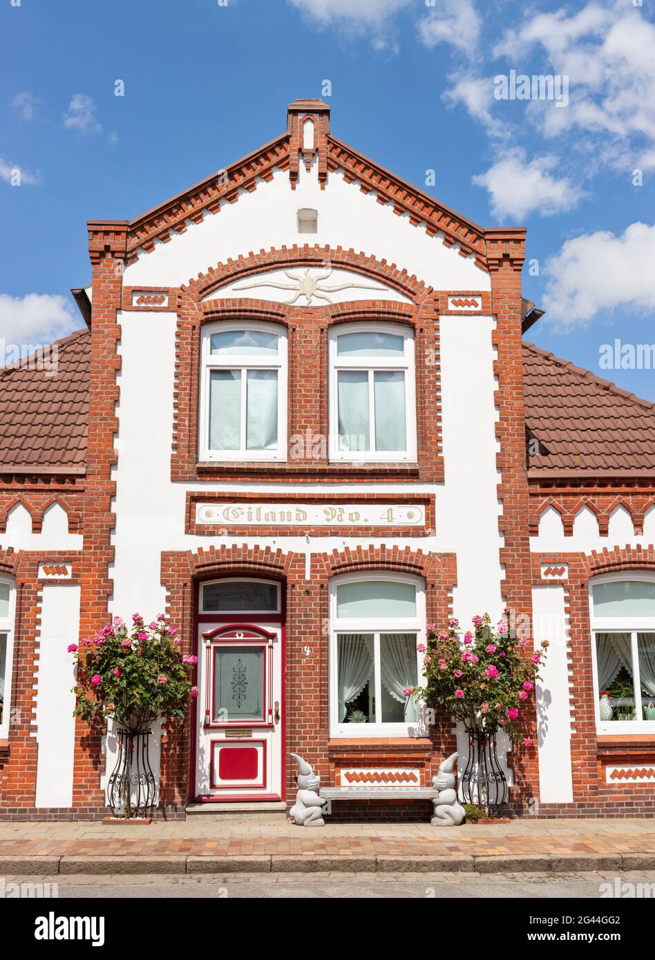 Eiland No. 4, Friedrichstadt, Schleswig-Holstein, Germany Stock Photo ...