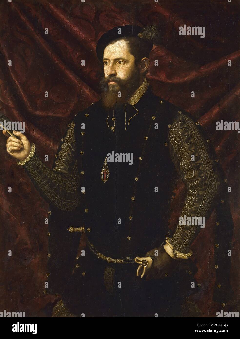 Juan De Juanes - Portrait of a Knight of the Order of Santiago Stock ...