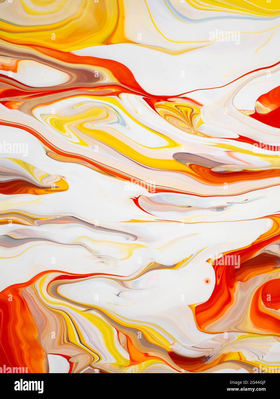 Red and yellow abstract painting hi-res stock photography and images ...