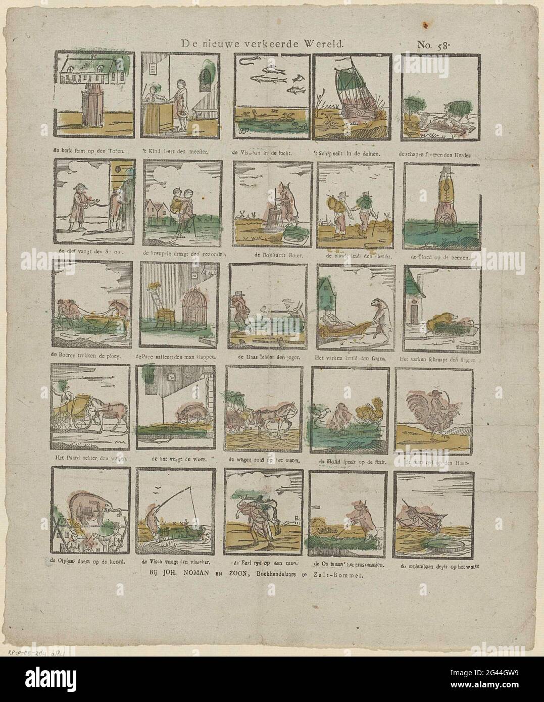 The new wrong world. Sheet with 25 shows of the wrong world, where ...