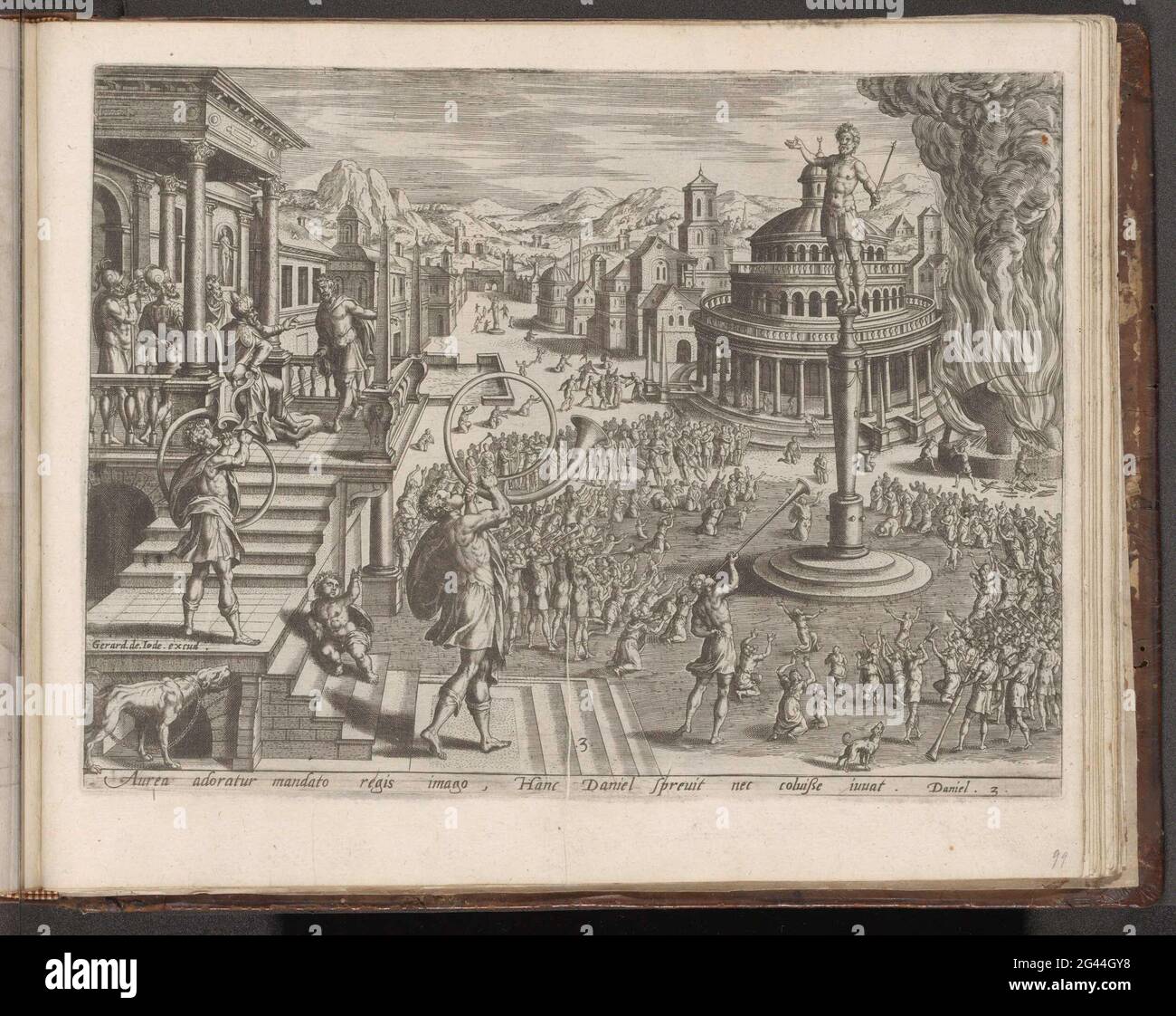 King Nebuchadnezzar and the worship of the golden statue; History of ...