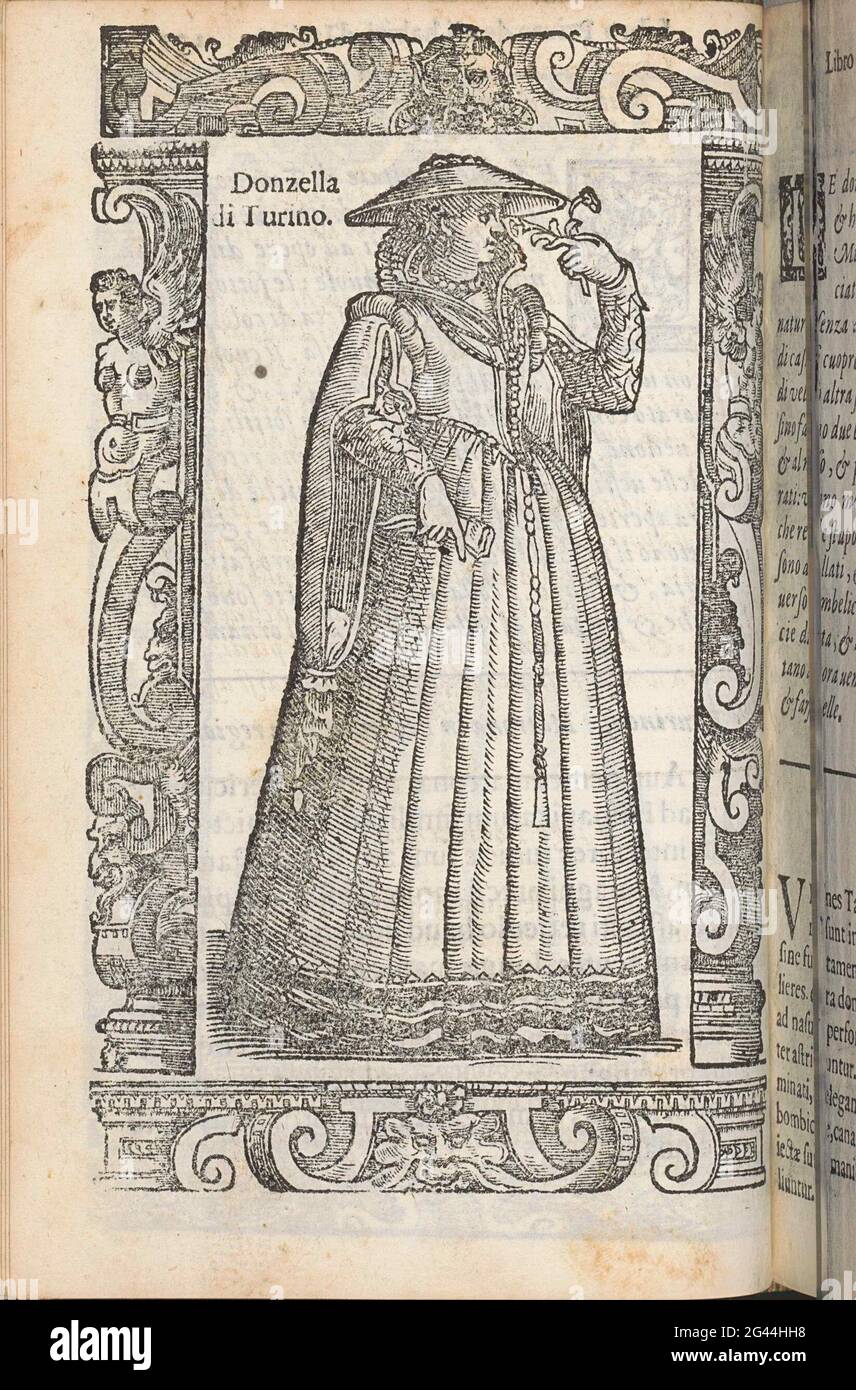 Turino's damsel; Ancient habits, modern et all over the world Stock ...