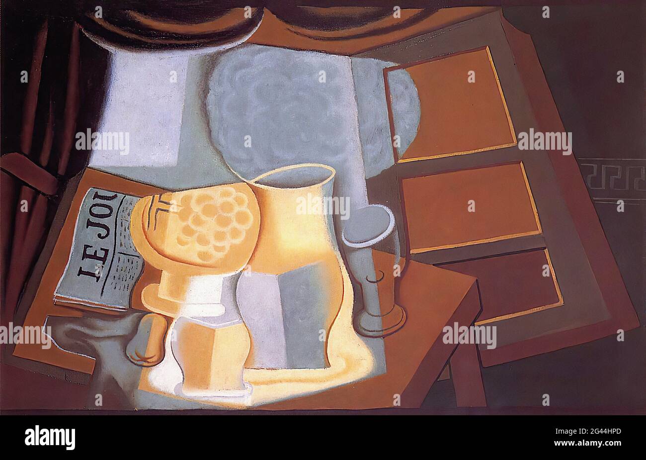 Juan Gris - Table Front Window 1921 Stock Photo - Alamy
