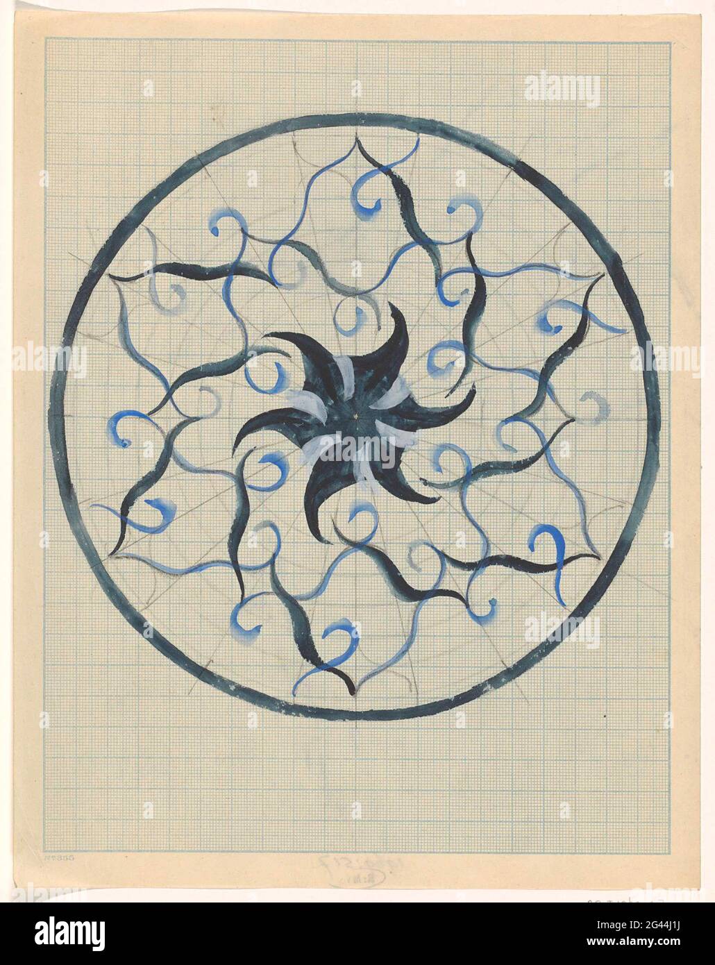 Design for a plate Stock Photo - Alamy