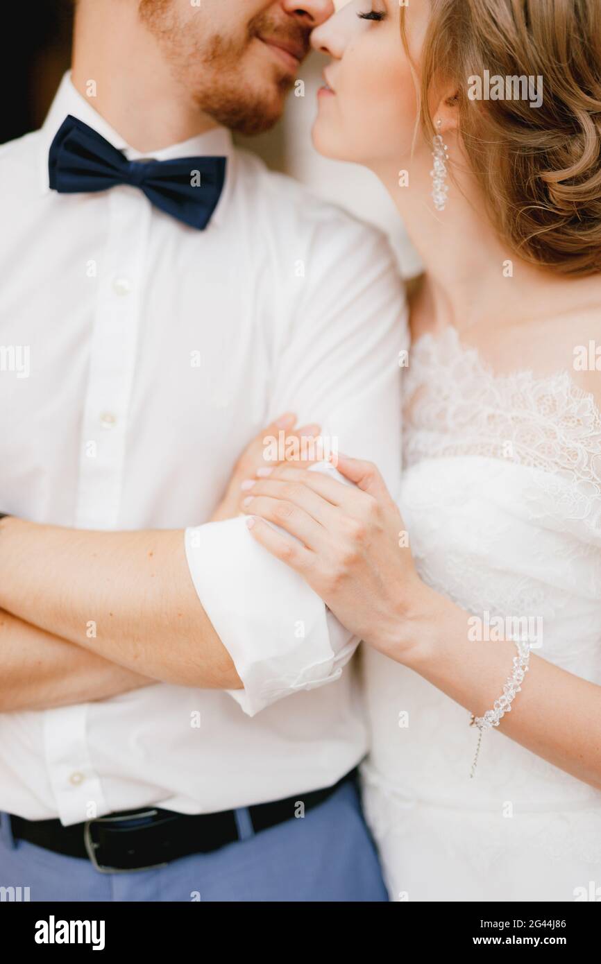Hands folded to chest hi-res stock photography and images - Alamy