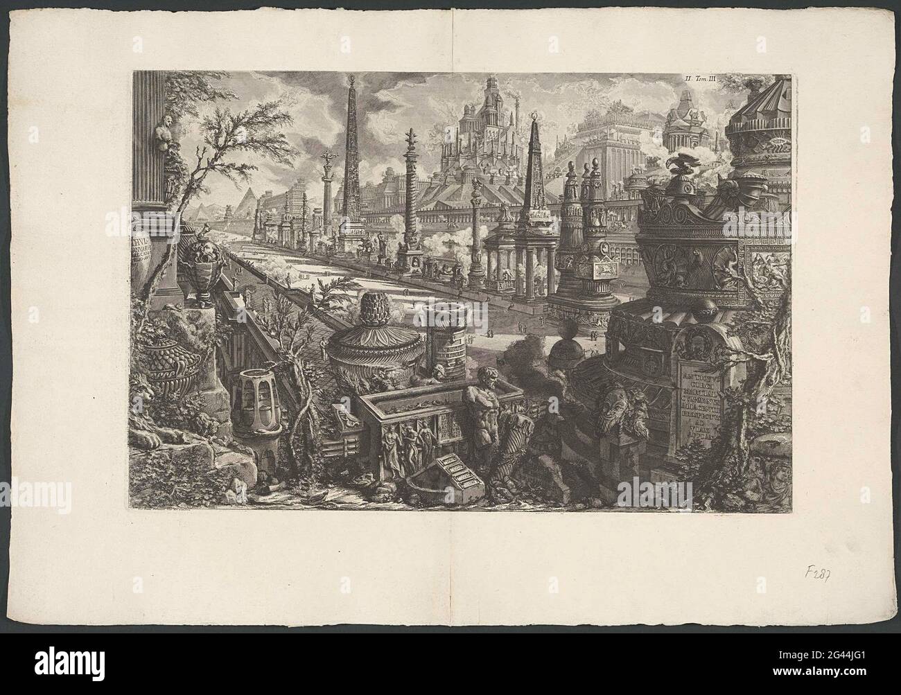 Frontispice with a representation of the circus of Mars along the via ...