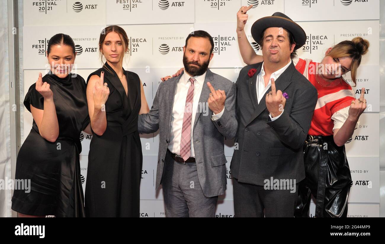 New York, USA. 18th June, 2021. L-R: Mary Hollis Inboden, Valerie ...