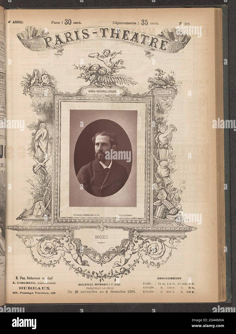 Portrait of Jacques Bouhy; Bouhy Stock Photo - Alamy
