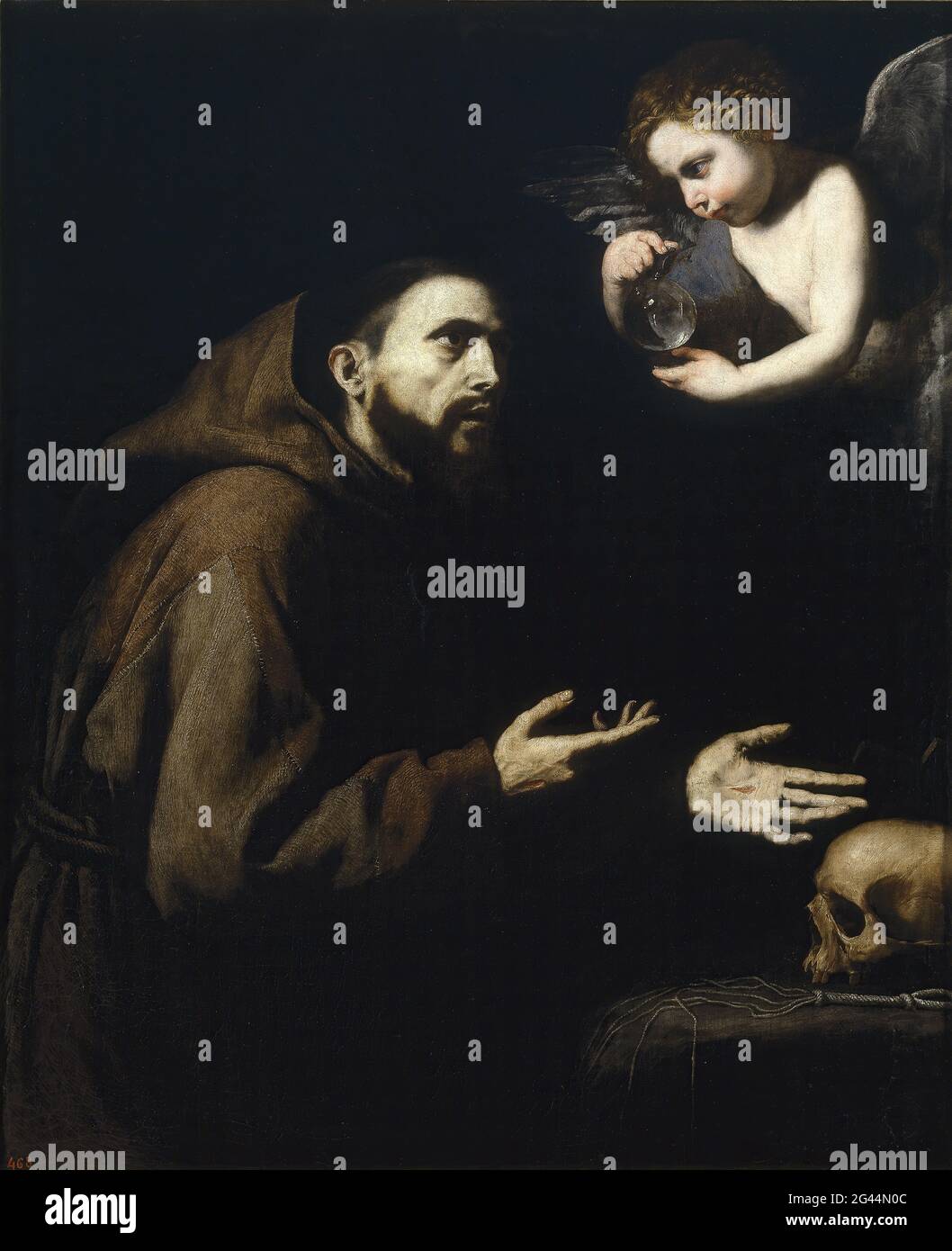 Jusepe De Ribera - Vision of Saint Francis of Assisi Stock Photo - Alamy
