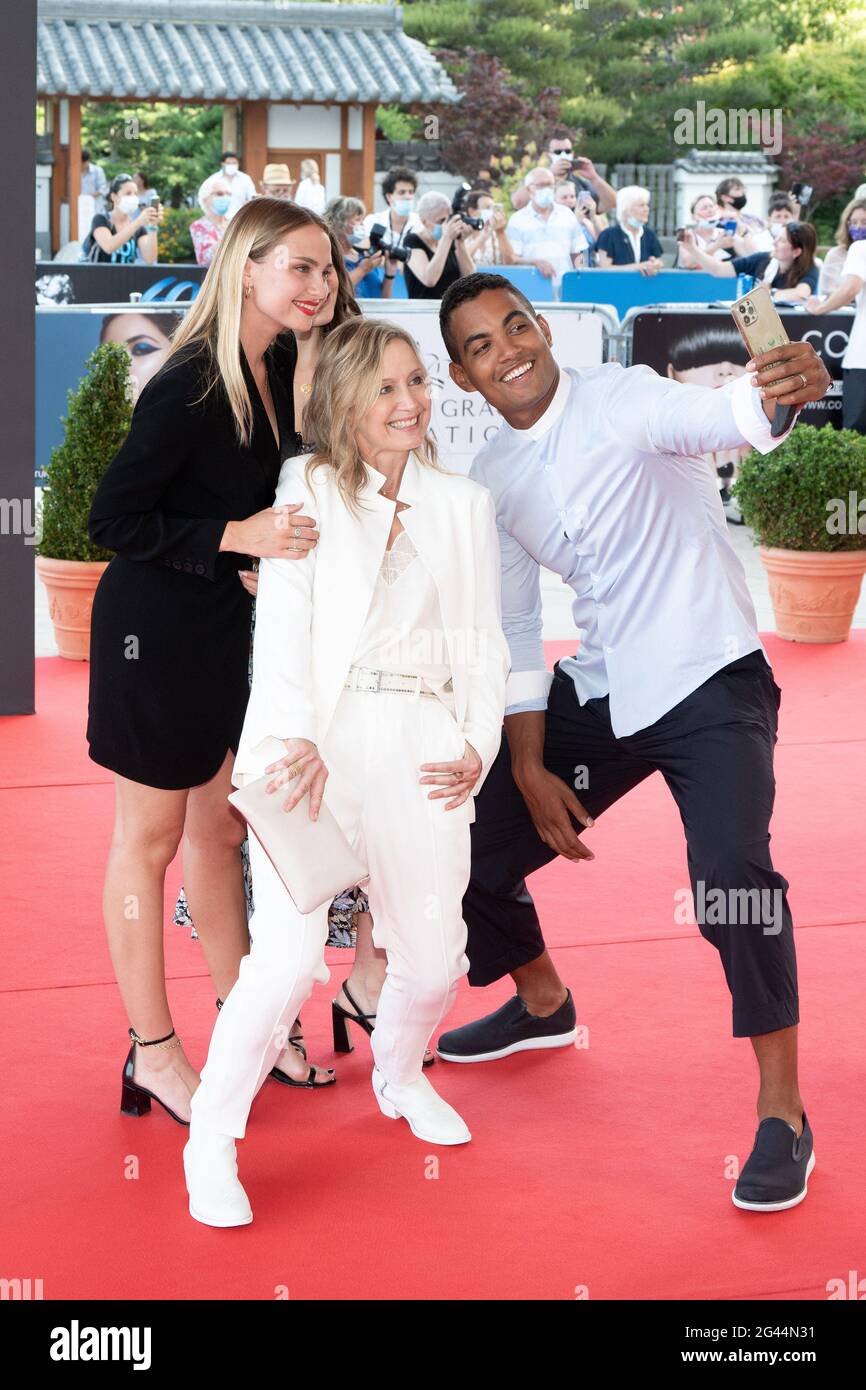 Monte Carlo, Monaco . 18th June, 2021. Aurelie Pons, Julie Sassoust ...