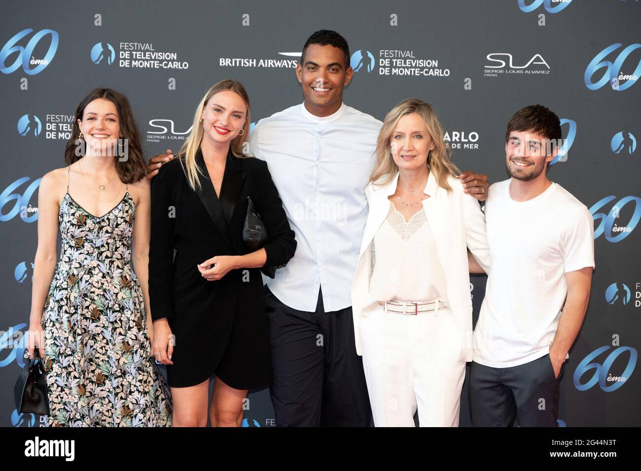 Monte Carlo, Monaco . 18th June, 2021. Aurelie Pons, Julie Sassoust ...