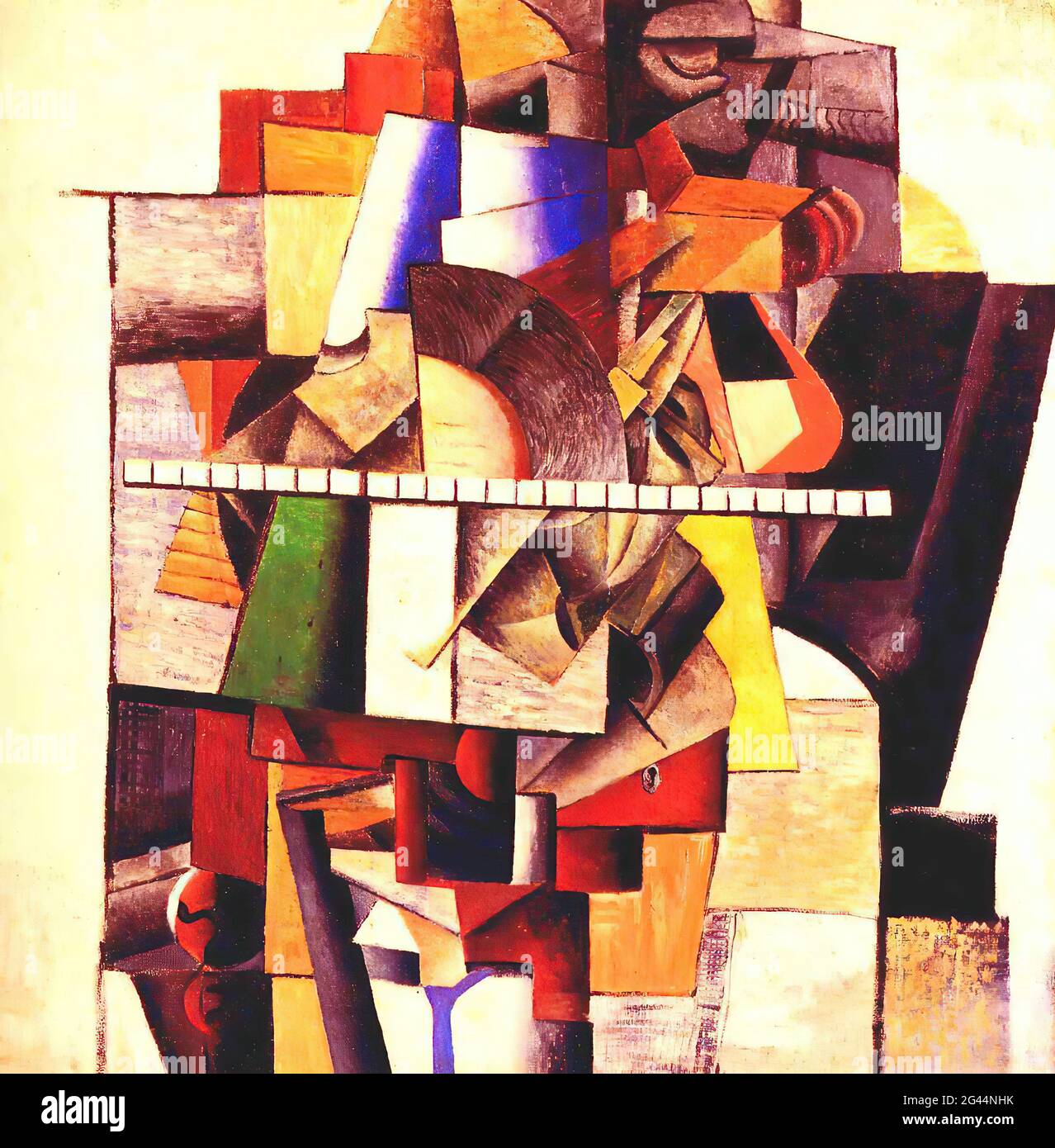 Kazimir Malevich - Portrait V Matyushin 1913 Stock Photo - Alamy