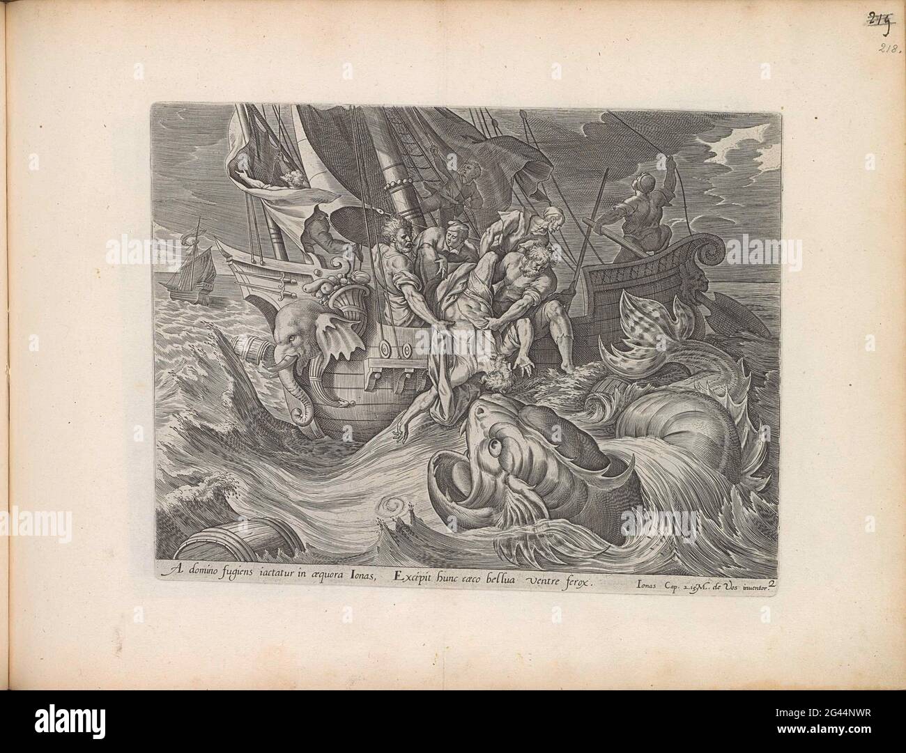 Jonah thrown into the sea hi-res stock photography and images - Alamy