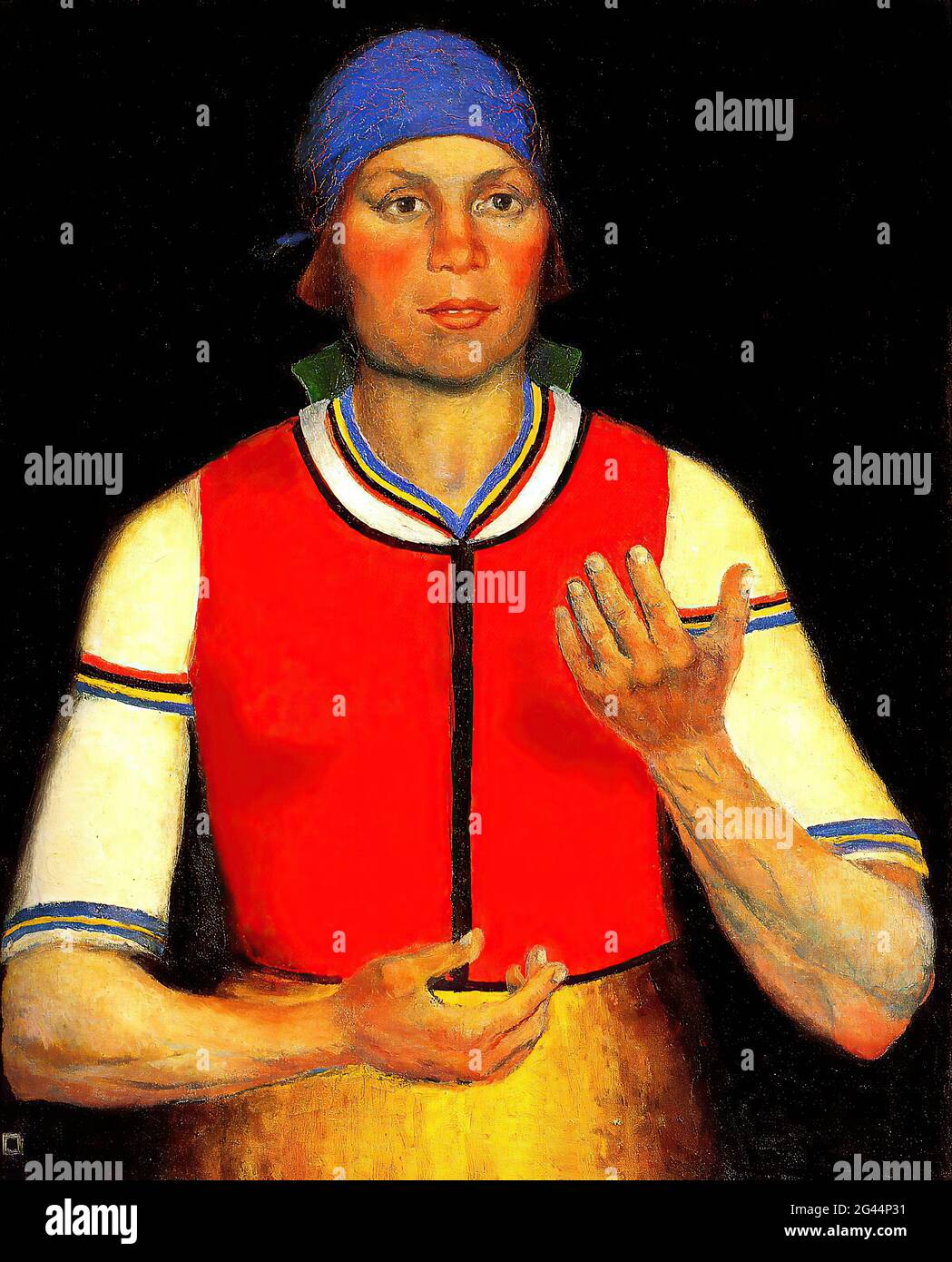 Kazimir Malevich - Worker 1933 Stock Photo - Alamy
