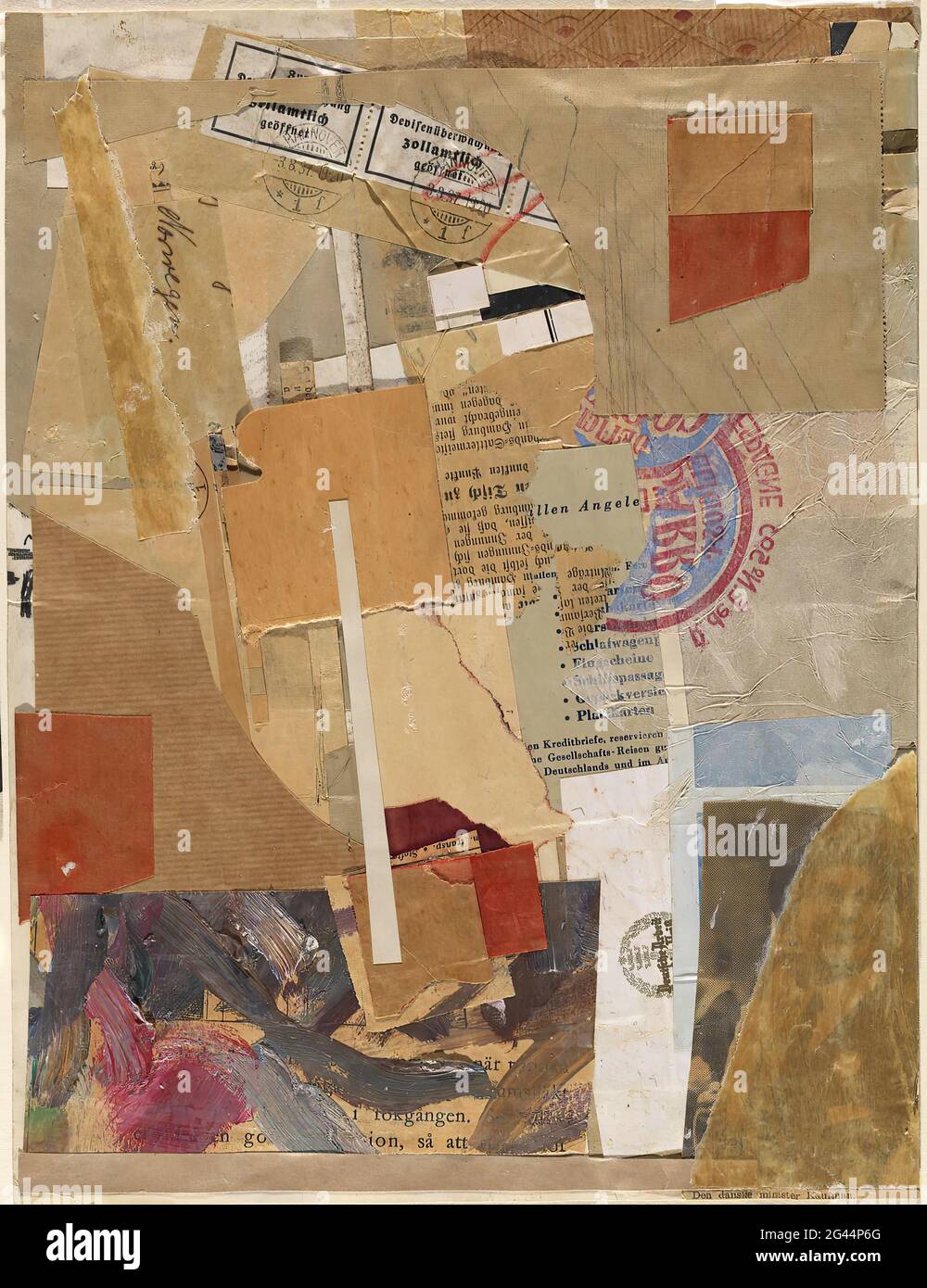 Schwitters Picture With Light Center