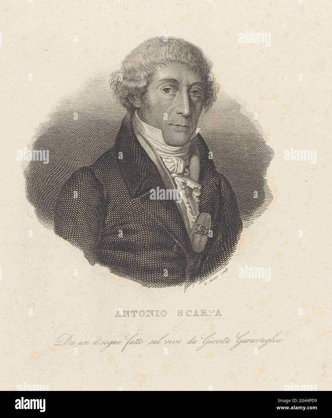 PORTRET VAN ANATOMIST ANTONIO SCARPA Stock Photo - Alamy