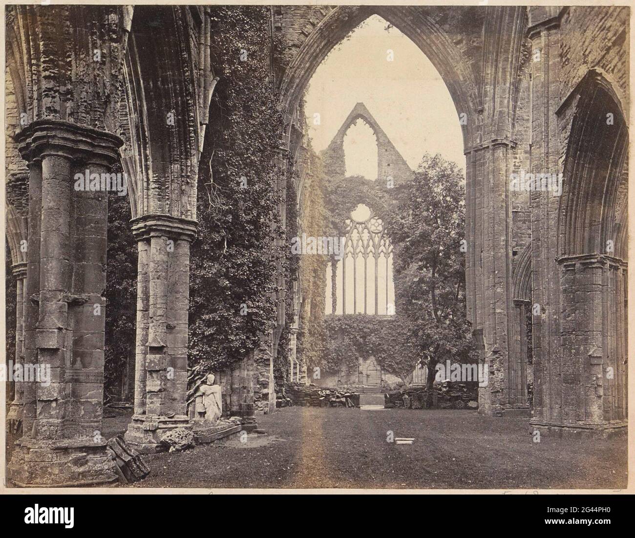 Ruin of Tintern Abbey. Part of album with pictures of sights and ...