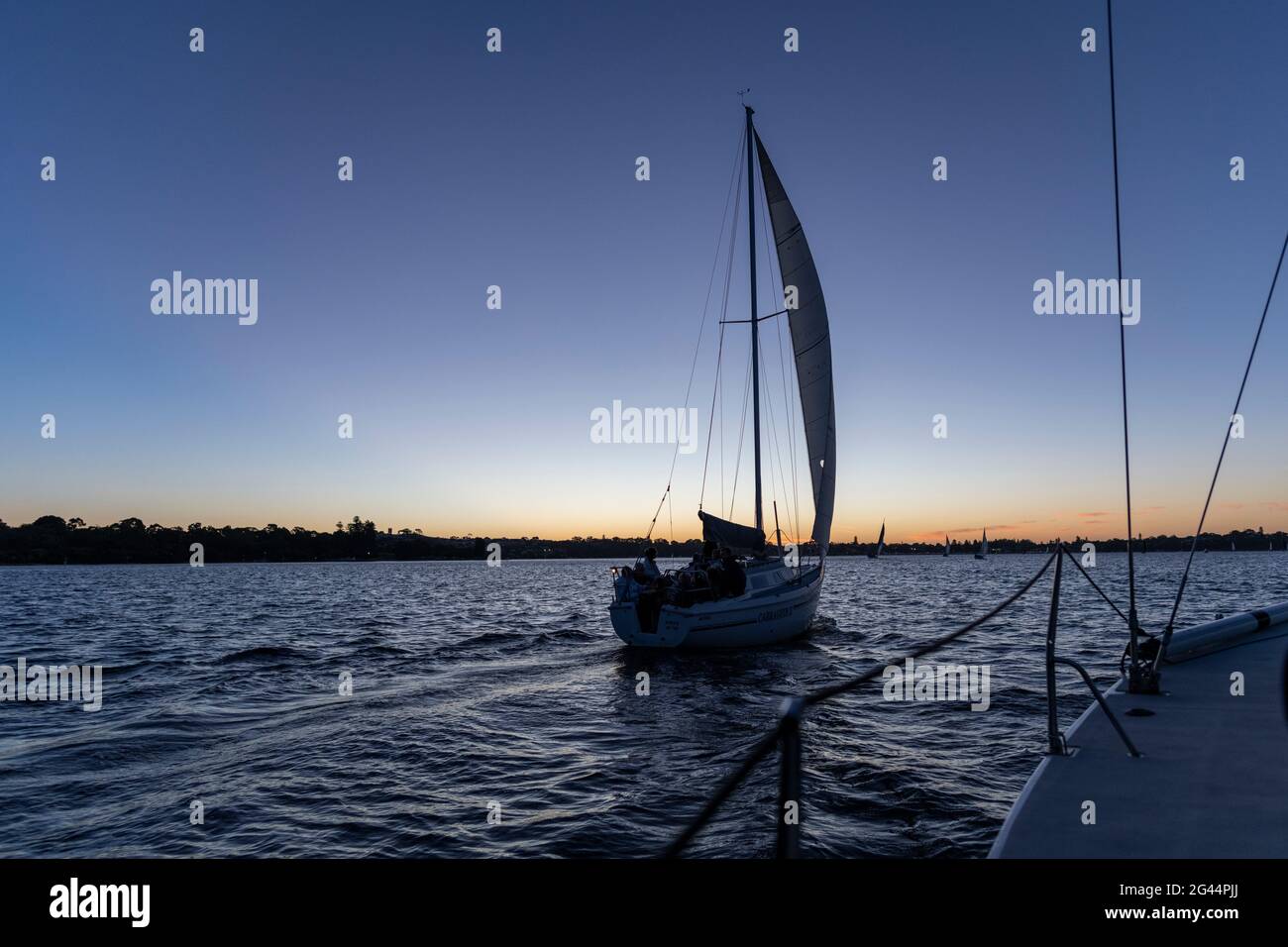 Sailing swan hi-res stock photography and images - Alamy