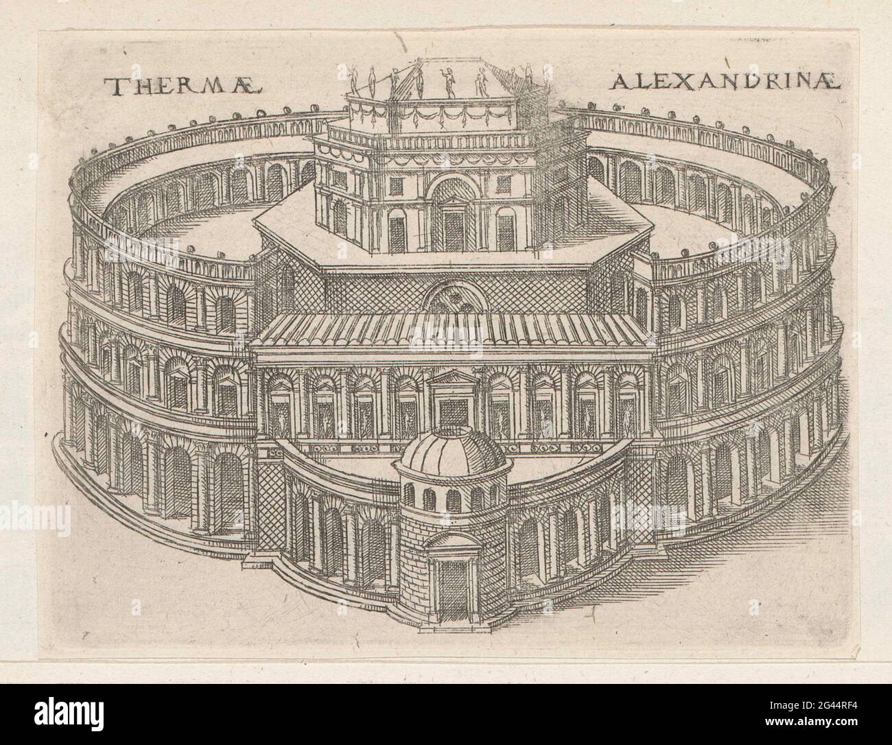 Thermal baths of Alexander Severus, the former thermal baths of Nero ...