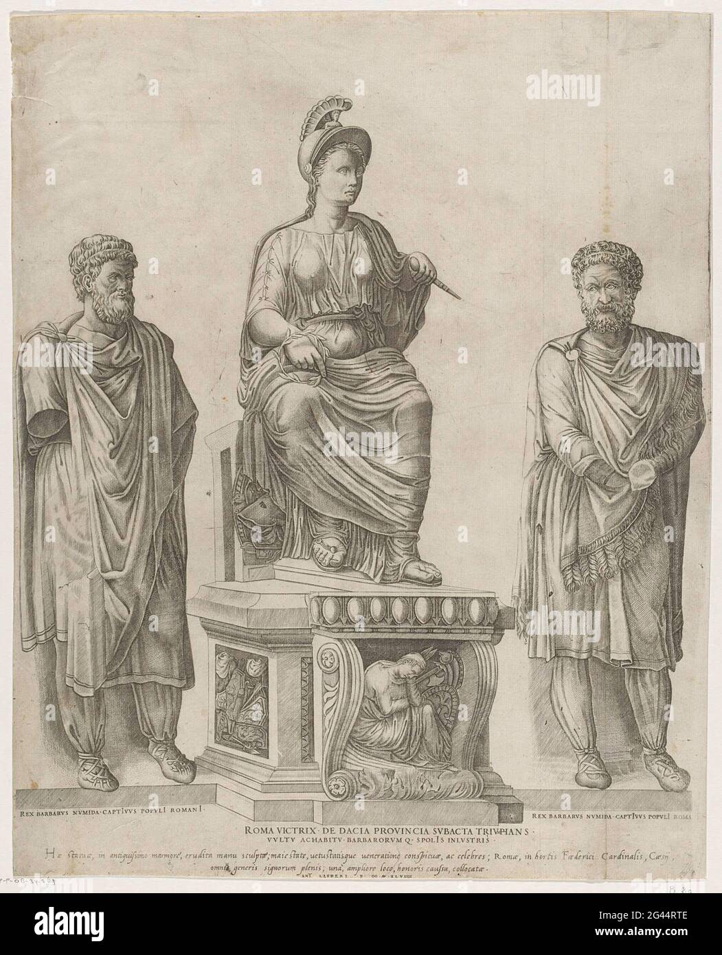 Commemoration of Roma with two barbarian kings ; Province of Rome ...