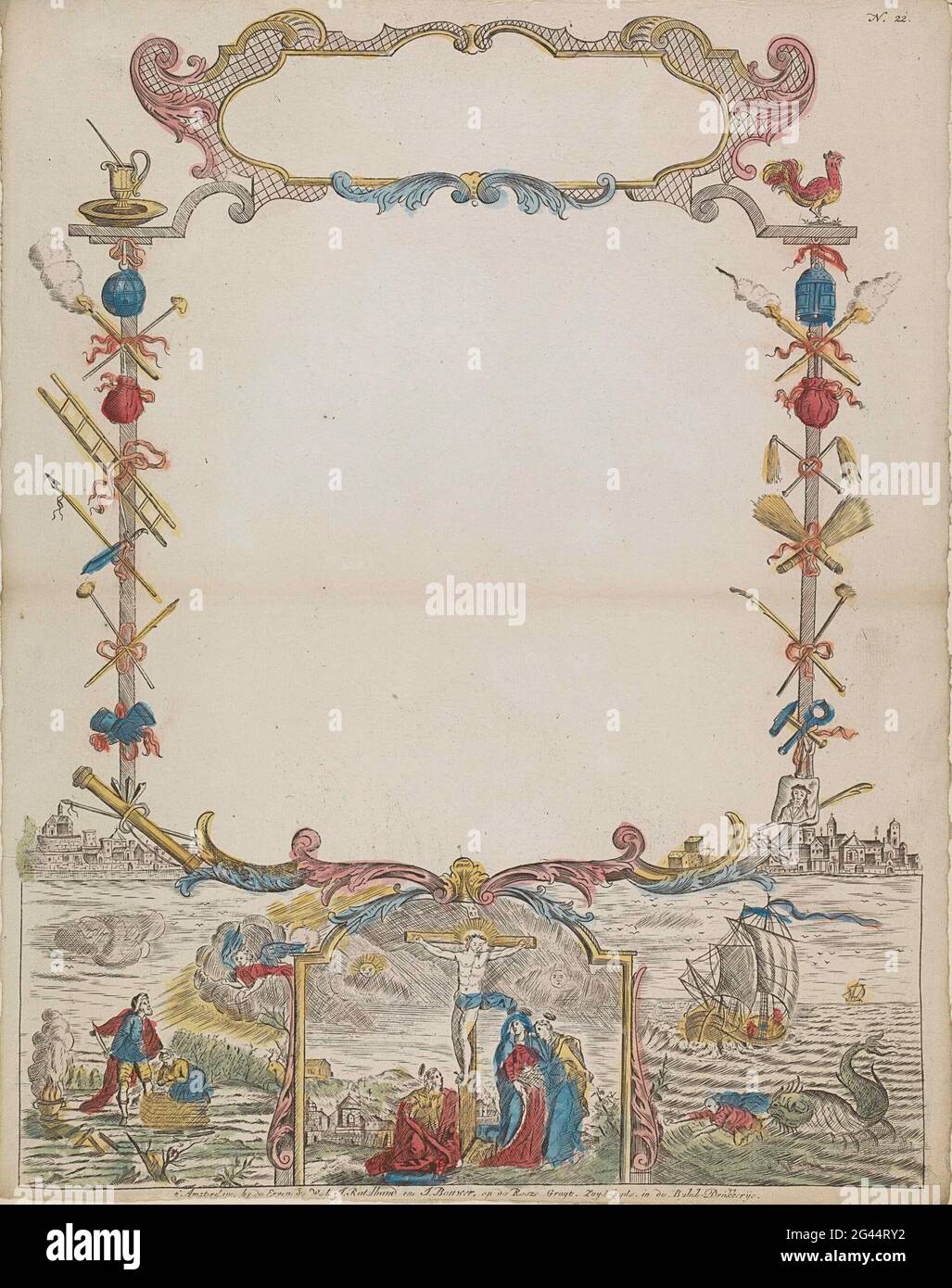 Greeting letter with performances from the New Testament. Greeting ...