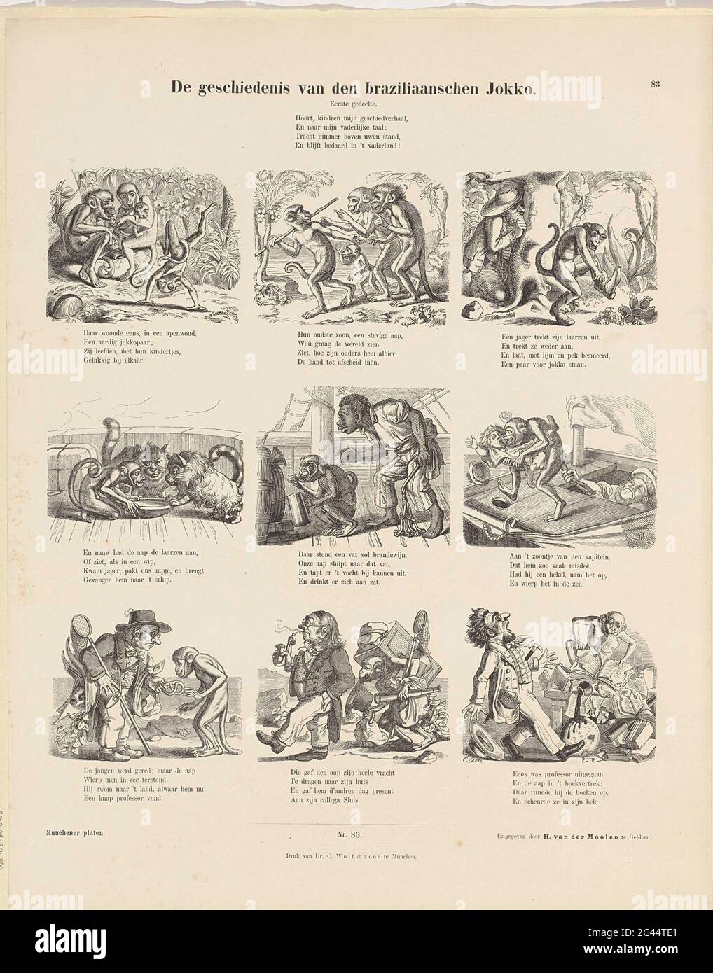 The history of the Brazilian Jokko; Munchener plates. Leaf with 9 ...