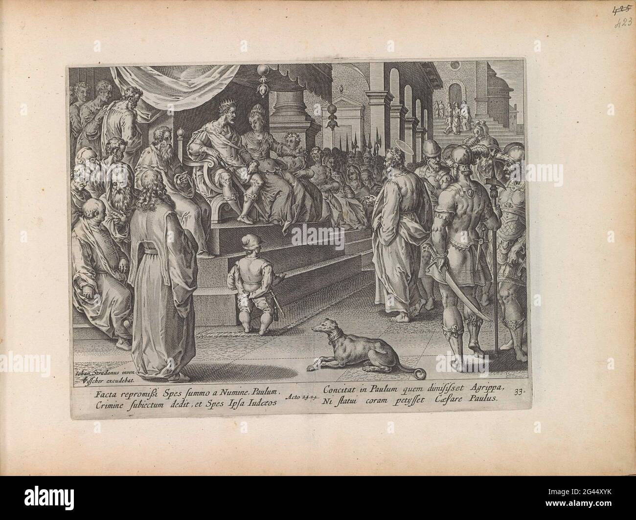 Paul appears for King Agrippa and his wife; Acta Apostolorum; Acts of ...