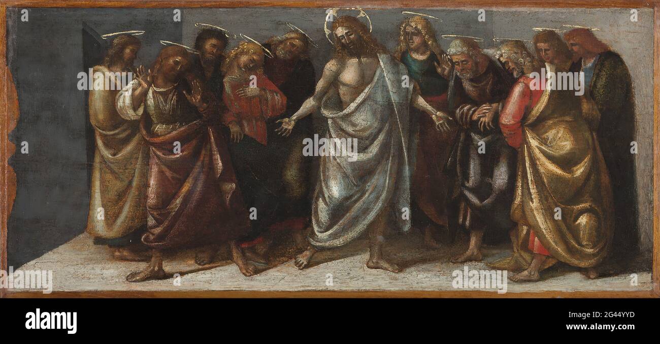 Luca Signorelli - the Resurrected Christ Appearing to His Disciples ...