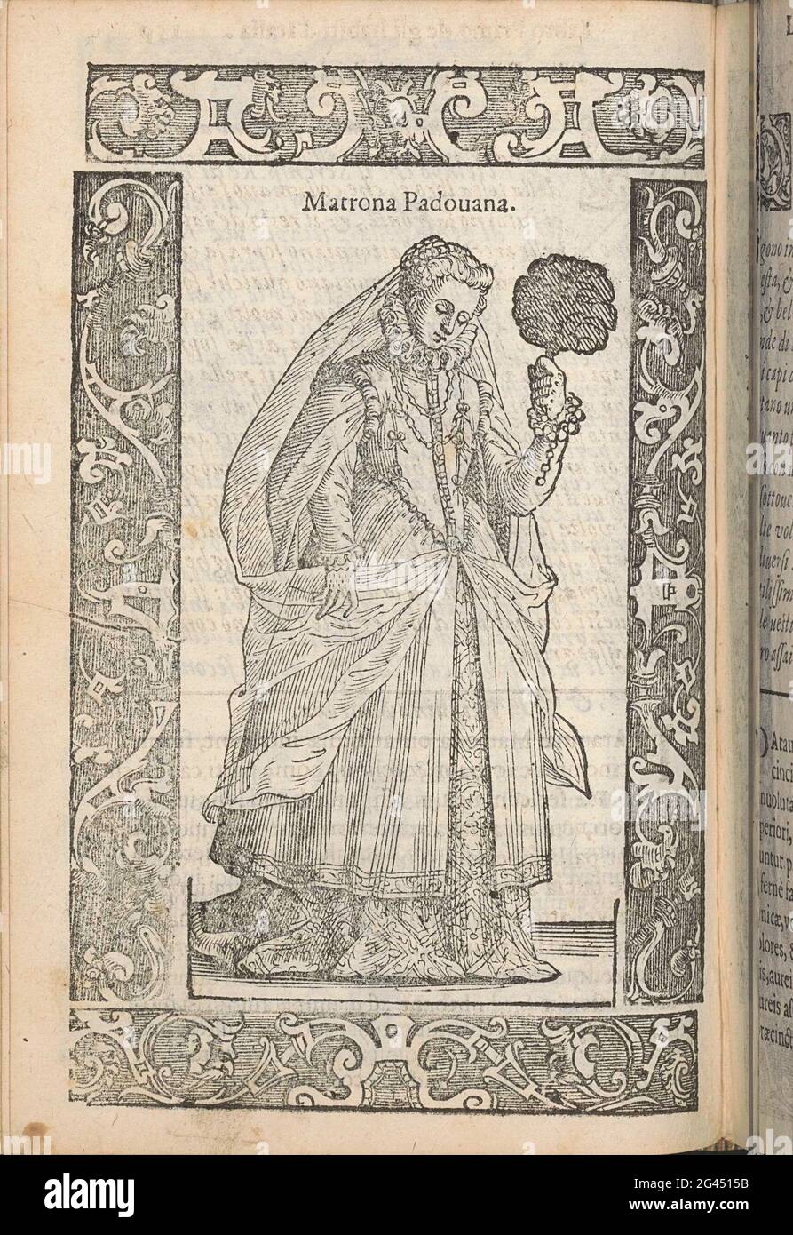 Padovan matron; Ancient habits, modern et all over the world Stock ...