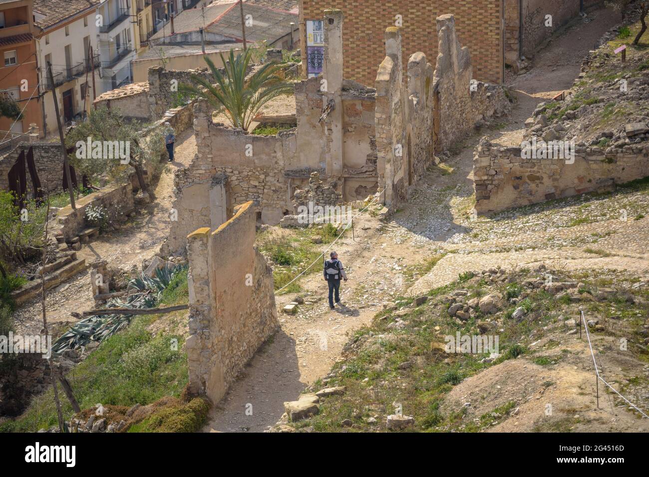 Visit to one of the Battle of the Ebro Spaces. Poble Vell (old town) of ...