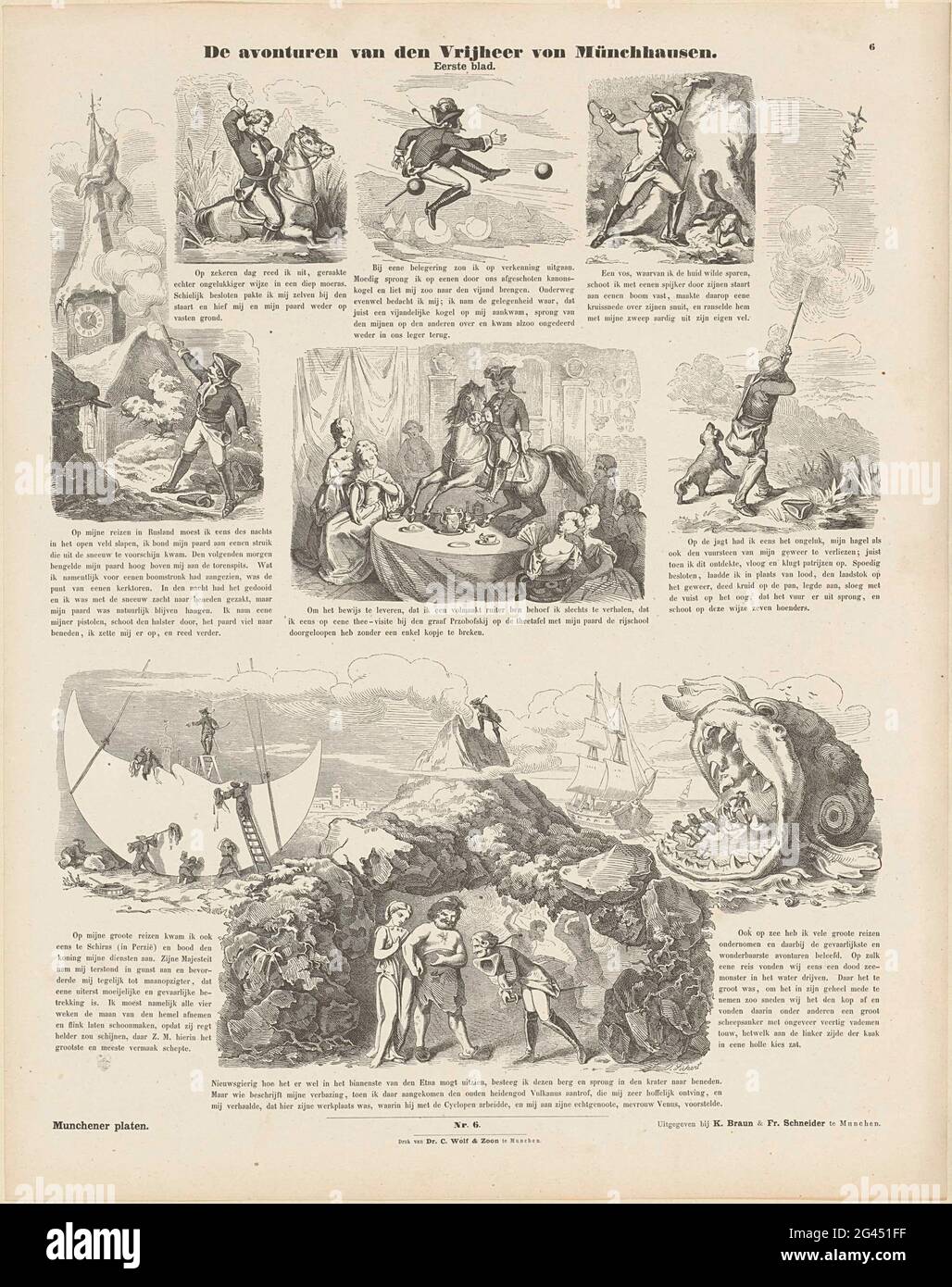 Baron karl friedrich hieronymus hi-res stock photography and images - Alamy