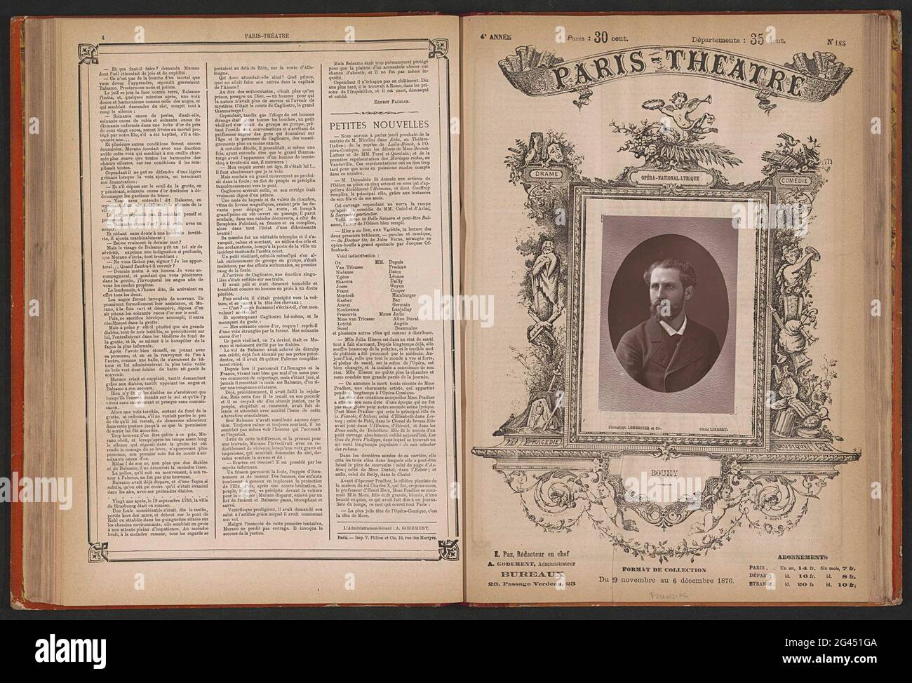 Portrait of Jacques Bouhy; Bouhy Stock Photo - Alamy