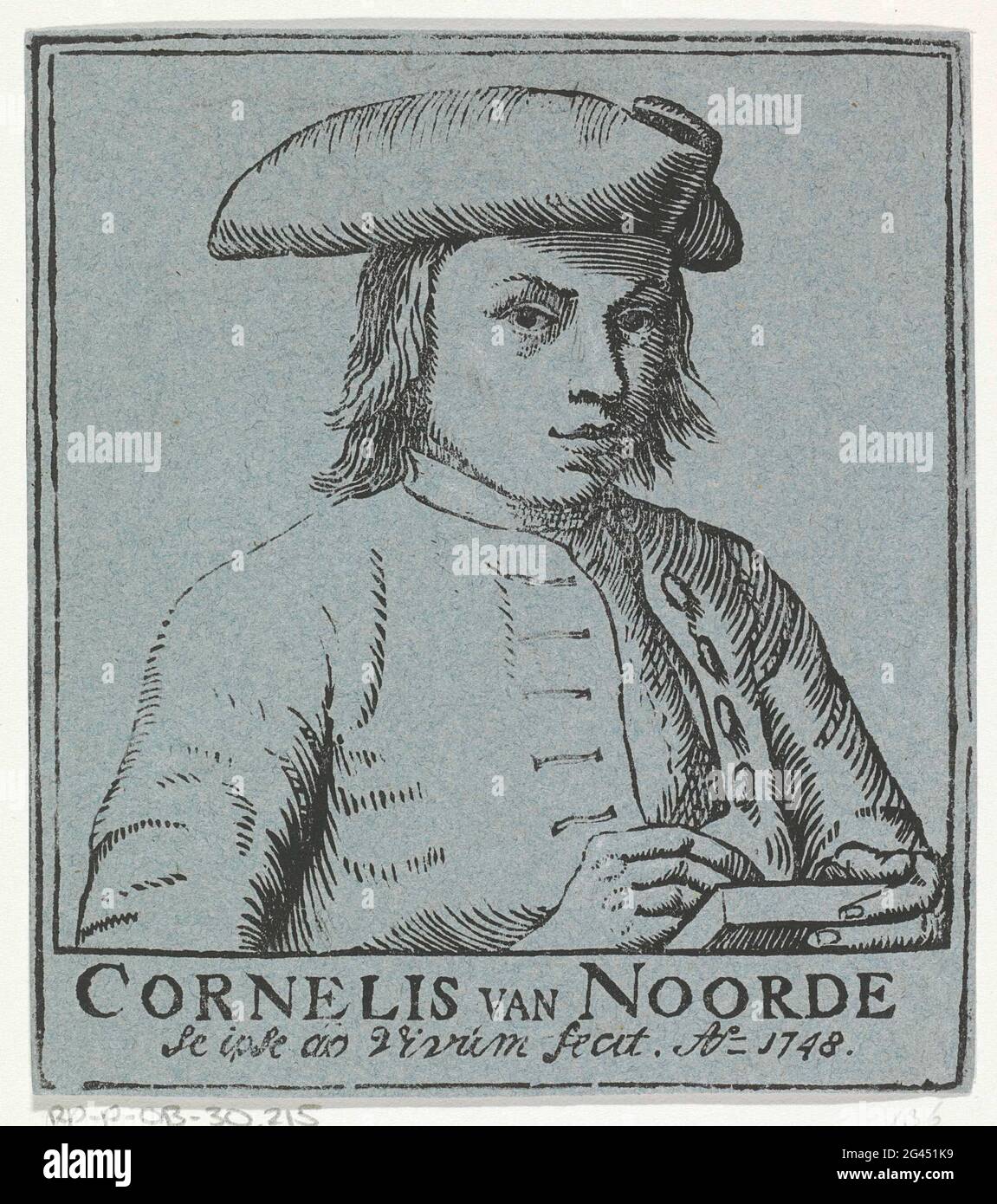 Self-portrait of cornelis van Noorde. Self-portrait of cornelis van ...