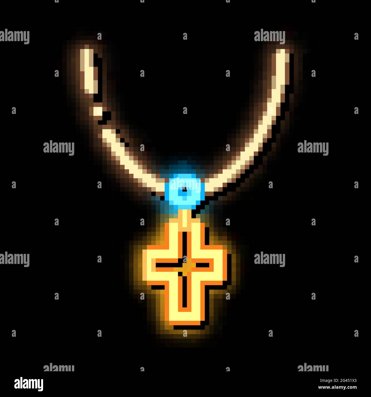 Cross neck religion Stock Vector Images - Alamy